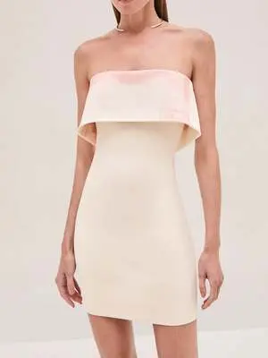 Alexis Nava Mini Dress - Pink Brushstroke