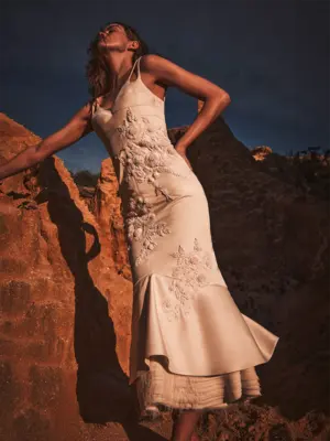 Alexis Raquel Embroidered Midi Dress