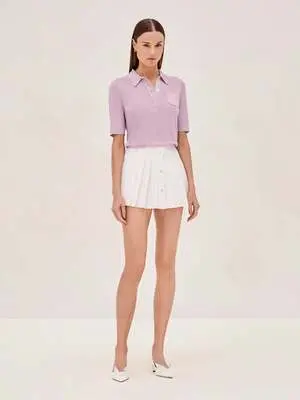 Alexis Paulo Polo Top - Lilac