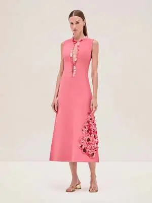 Alexis Obarra Midi Dress - Dahlia