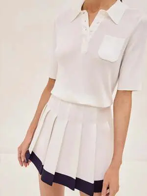 Alexis Paulo Polo Top - White