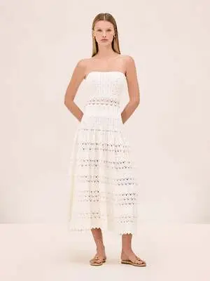 Alexis Payge Knit Eyelet Dress