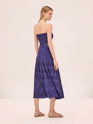 Alexis Payge Strapless Dress - Navy Blue