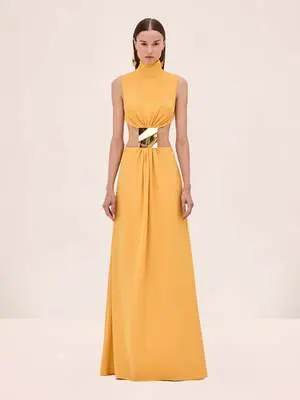 Alexis Prague Maxi Dress - Gold