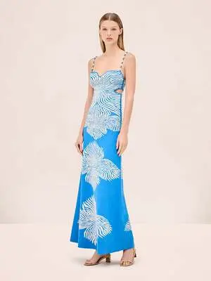 Alexis Rayana Midi Dress - Blue Bloom