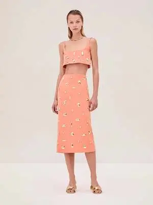 Alexis Pamila Skirt - Tangerine