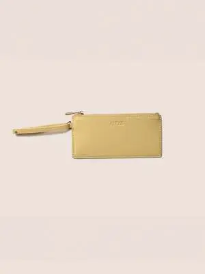 Alexis Penelope Woven And Leather Top Handle Bag - Pale Yellow