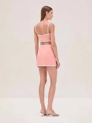 Alexis Rubino Mini Skirt - Melon