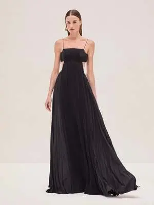 Alexis Varranza Pleated Gown