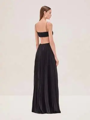 Alexis Varranza Pleated Gown