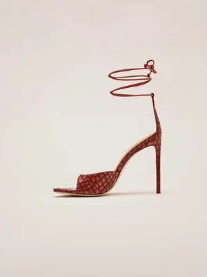 Alexis Sienna Stiletto Sandals - Crimson
