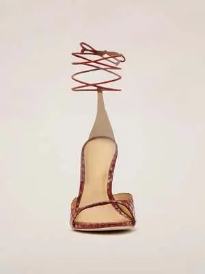 Alexis Sienna Stiletto Sandals - Crimson