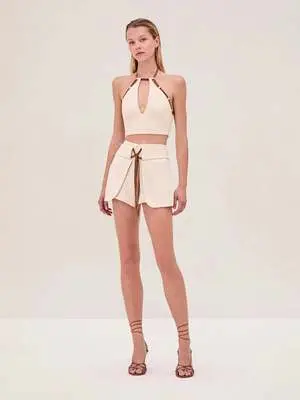 Alexis Saya Halter Crop Top