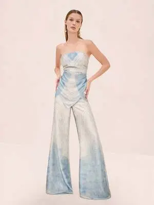 Alexis Tadi Strapless Scarf Top