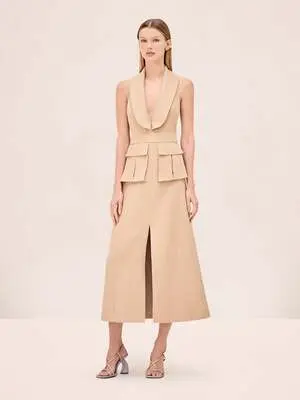 Alexis Sessile Midi Dress - Dune