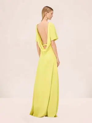 Alexis Vale Maxi Dress - Chartreuse