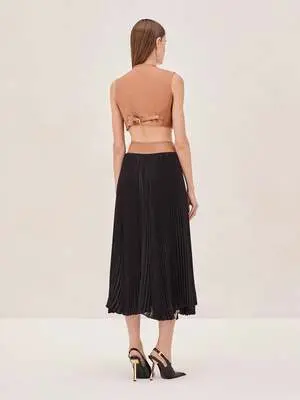 Alexis Tansia Pleated Midi Skirt