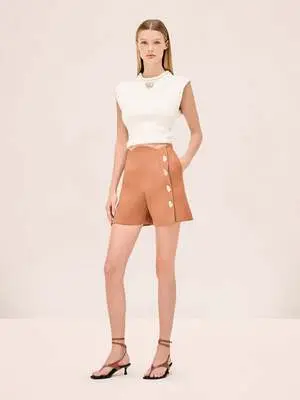 Alexis Tao Sleeveless Sweater - White