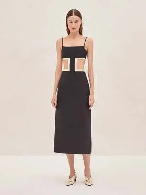 Alexis Brunetti Dress With Cutouts And Square Neckline