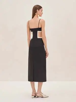 Alexis Brunetti Dress With Cutouts And Square Neckline