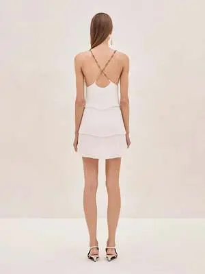 Alexis Brunia Mini Dress - White