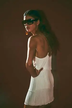 Alexis Brunia Mini Dress - White