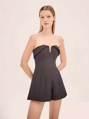 Alexis Chelya Romper - Black
