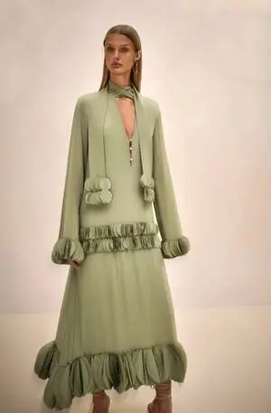 Alexis Zuella Midi Dress - Sage