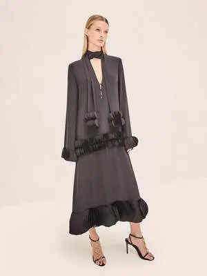 Alexis Zuella Midi Dress - Black