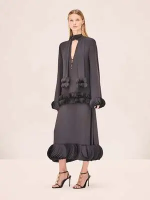 Alexis Zuella Midi Dress - Black