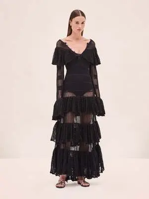 Alexis Carmen Dress - Black