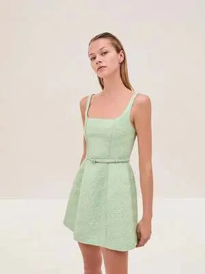 Alexis Bijoux Mini Dress - Mint Illusion