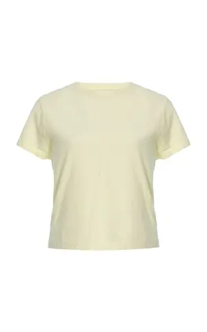 AGOLDE Adine Cotton T-shirt - Yellow