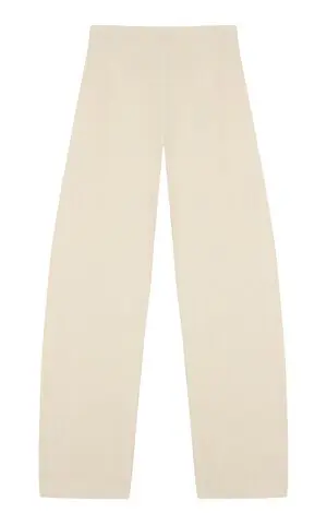 CORTANA Costa Linen Wide-leg Pants