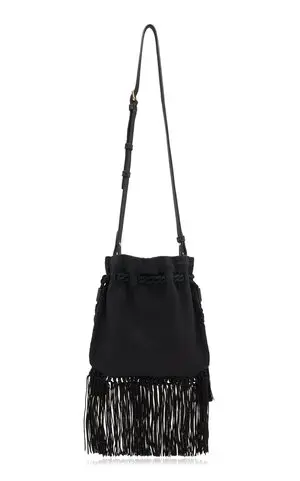 Valentino Garavani Nellcôte Linen Drawstring Bag