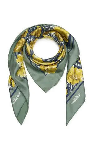 VALENTINO Printed Silk Scarf