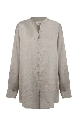 CORTANA Sal Linen-blend Shirt