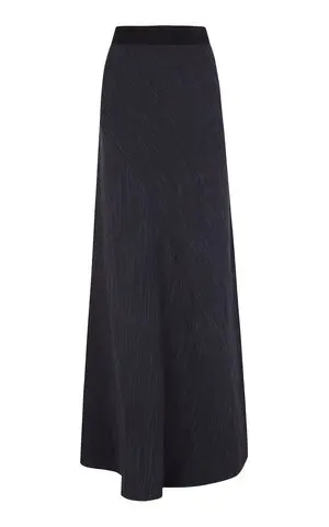 CORTANA Linen-cotton Maxi Skirt