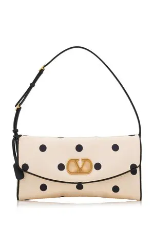 Valentino Garavani Devain Silk Moiré Clutch
