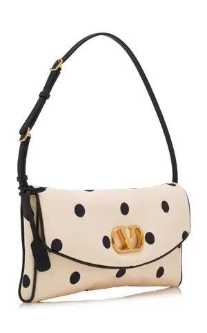 Valentino Garavani Devain Silk Moiré Clutch