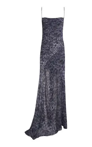 CORTANA Meena Silk Maxi Dress - Print