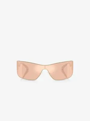 Michael Kors Melbourne Shield Sunglasses - Gold