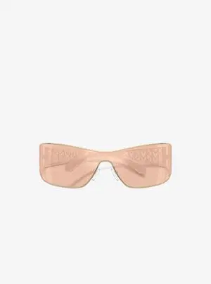 Michael Kors Melbourne Shield Sunglasses - Gold