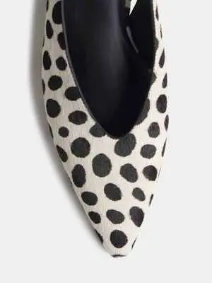 REFORMATION Calista Slingback Kitten Heel - Multi