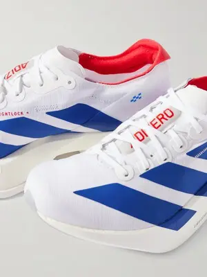 Adidas Adizero Adios Pro 4 Ripstop Running Sneakers - White