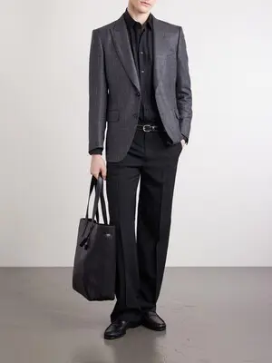 TOM FORD Dyllan Wool, Silk, And Linen-blend Blazer