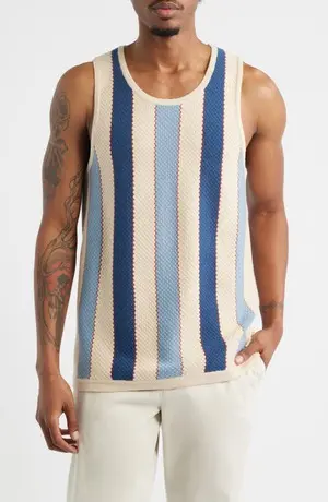 MAVRANS Striped Knit Tank