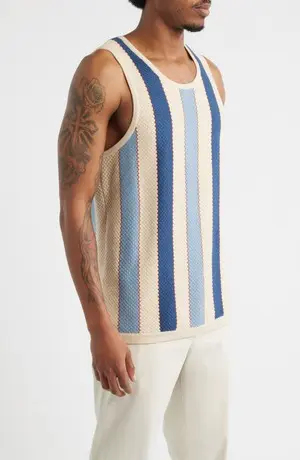 MAVRANS Striped Knit Tank
