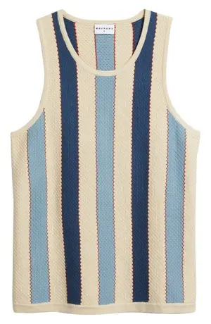 MAVRANS Striped Knit Tank