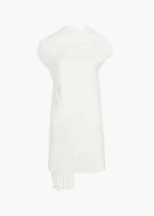 Khaite Tatia Dress Chalk